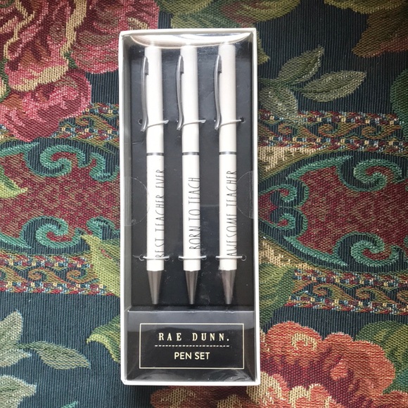 Rae Dunn | Office | Rae Dunn Best Teacher Ever Pen Set | Poshmark